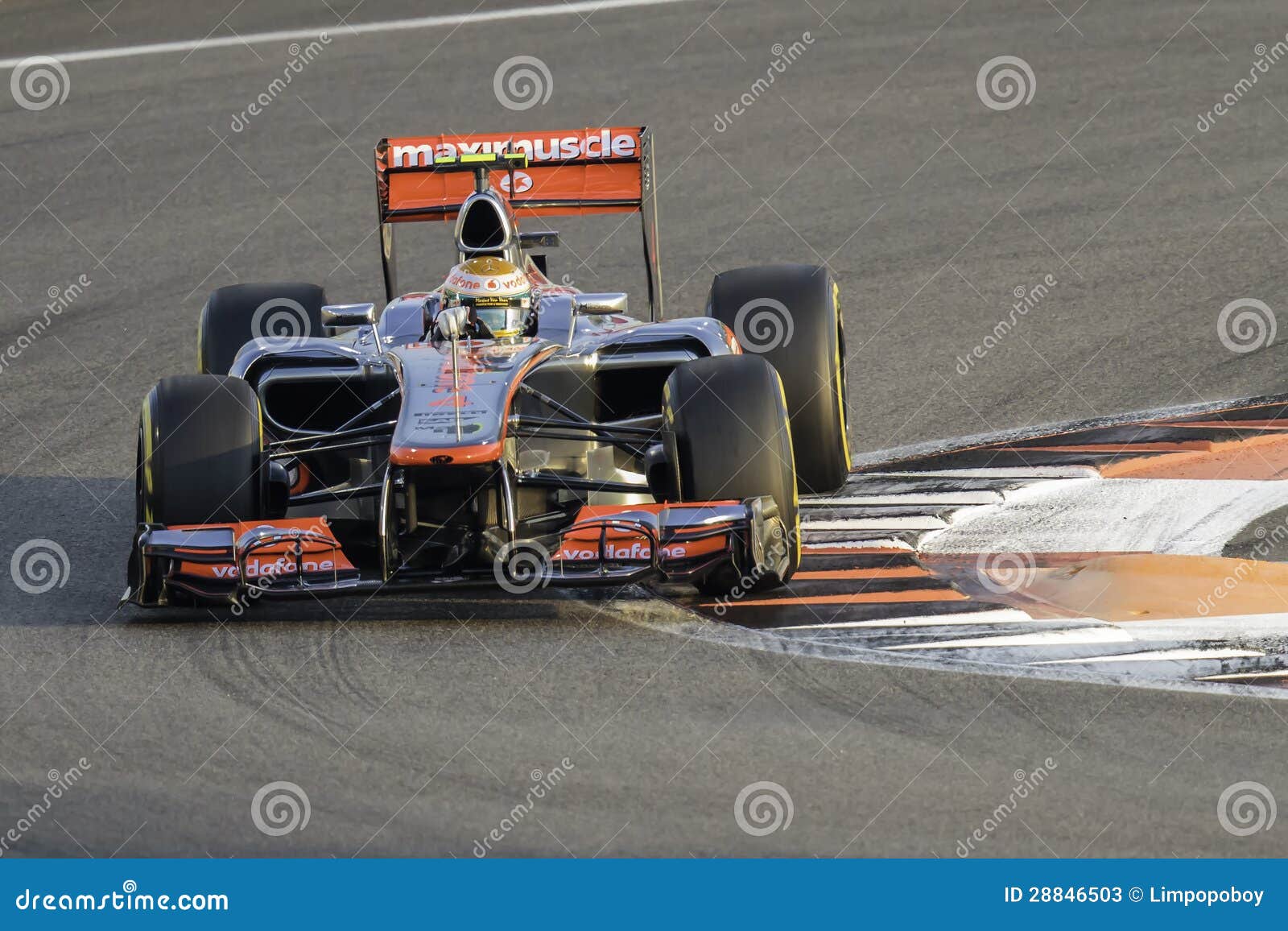 Lewis Hamilton Vodafone Mclaren MP4-27 Editorial Stock Photo - Image of ...