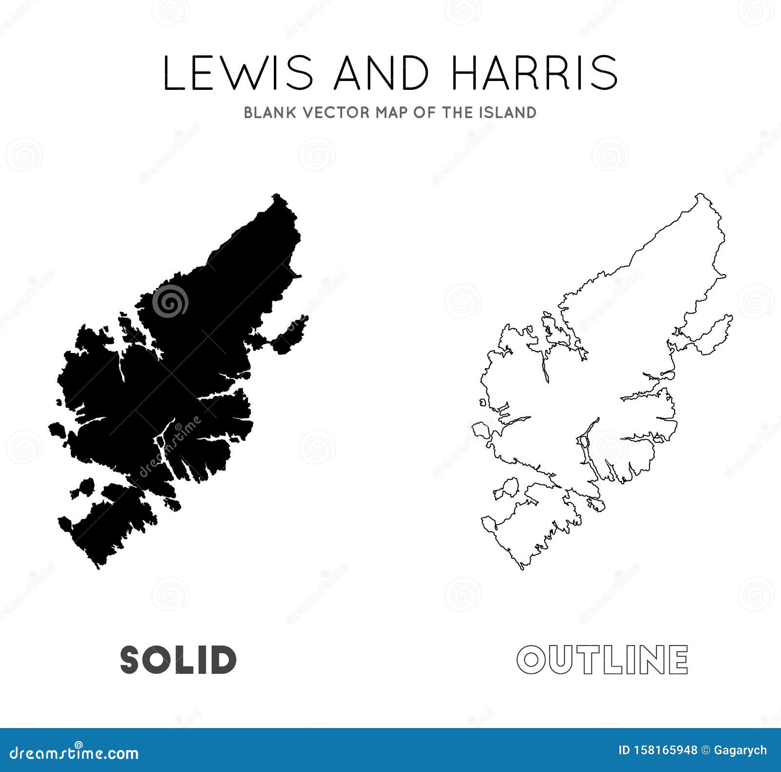 Lewis And Harris Map Vintage Stamp. Cartoon Vector | CartoonDealer.com ...