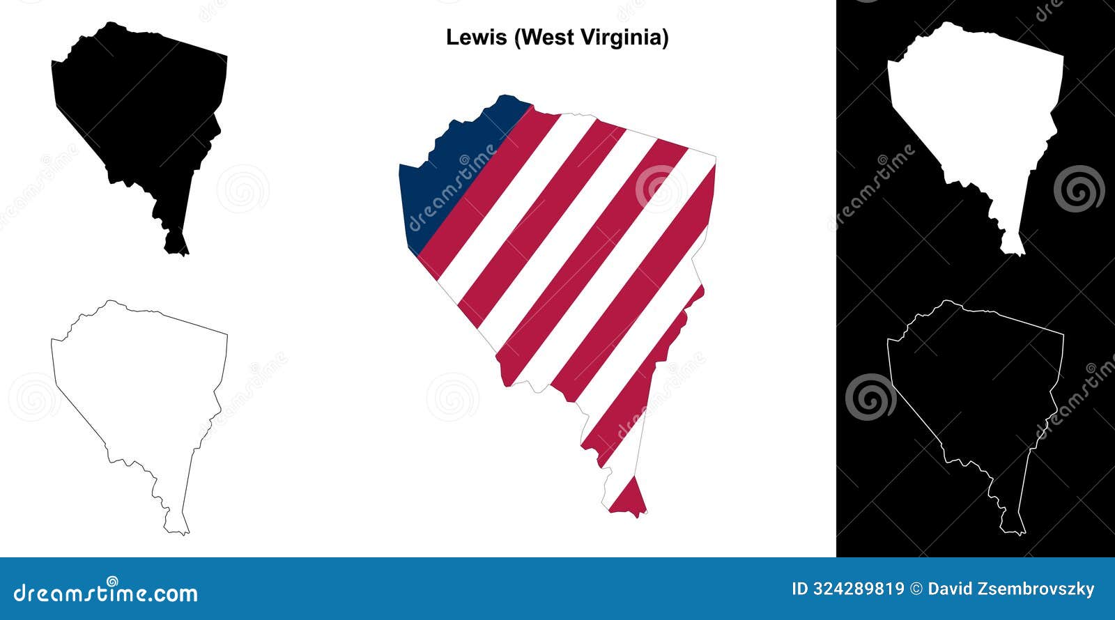 Lewis Outline Map Cartoon Vector | CartoonDealer.com #324289819