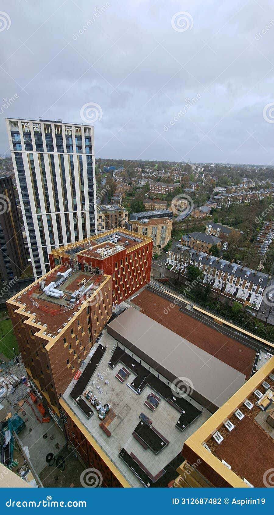 Lewisham Construction Site Seen from Above Editorial Photography ...