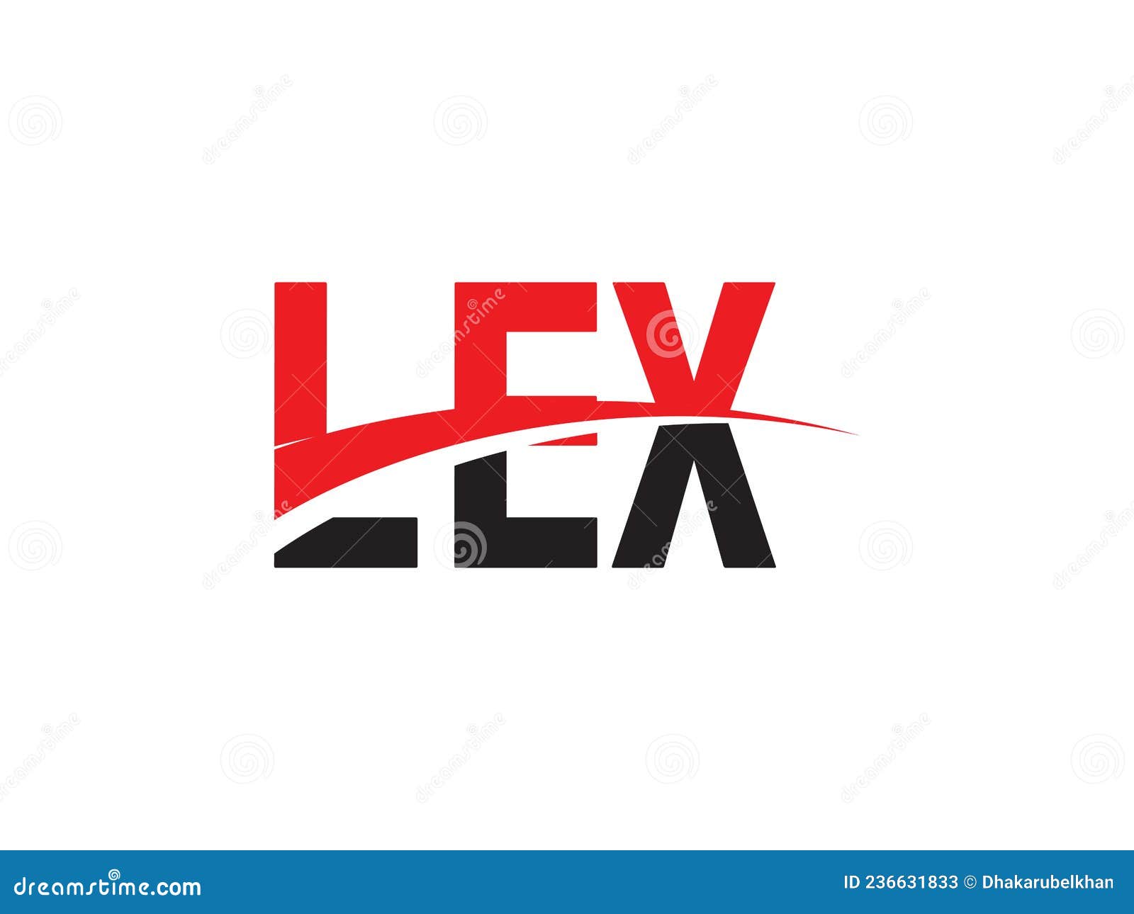 LEX Letter Initial Logo Design Cartoon Vector | CartoonDealer.com ...