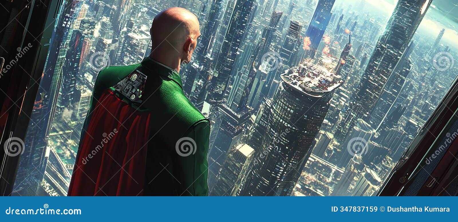 Lex Luthor s Master Plan stock illustration. Illustration of dcuniverse ...