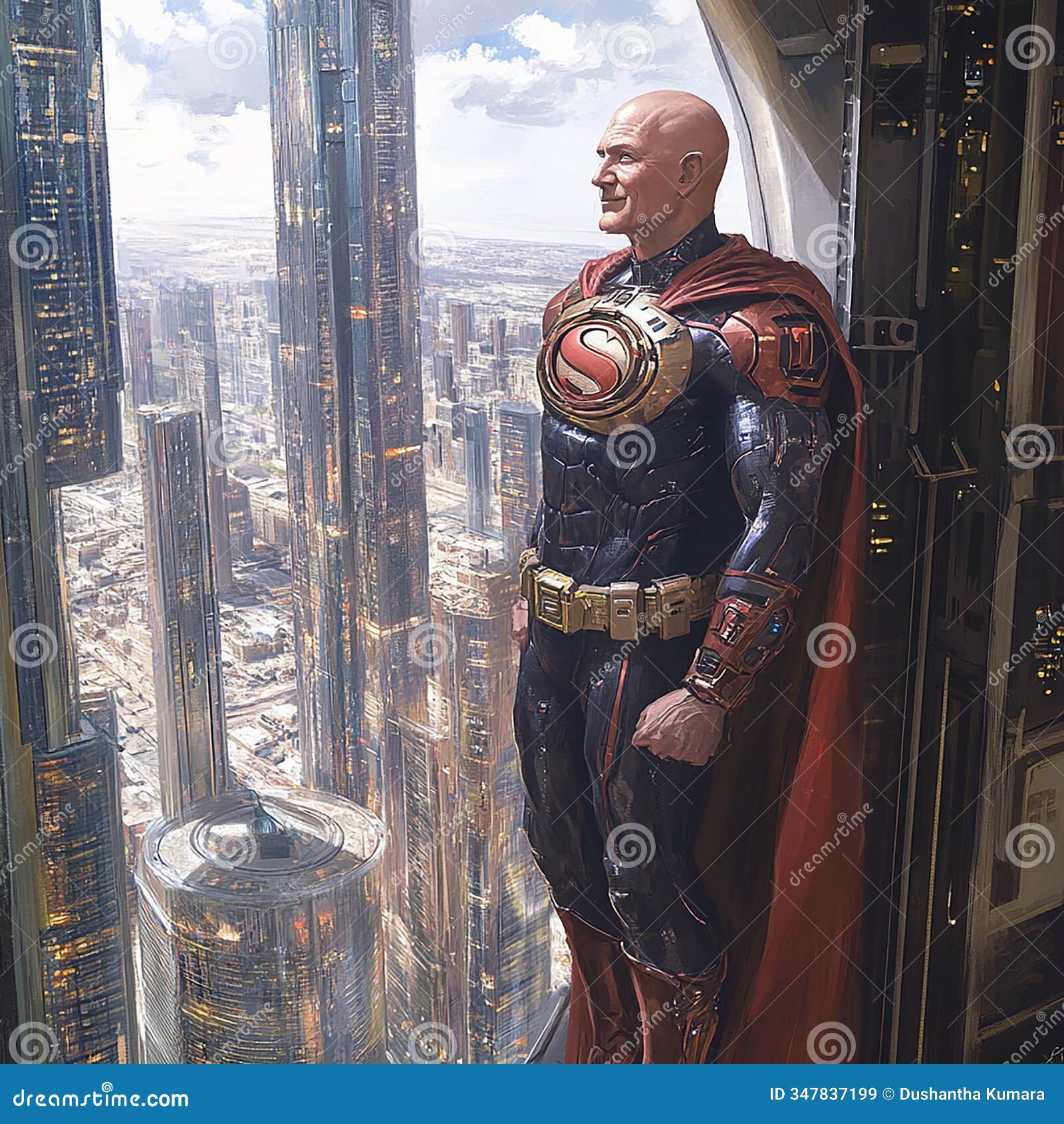Lex Luthor s Master Plan stock illustration. Illustration of ...
