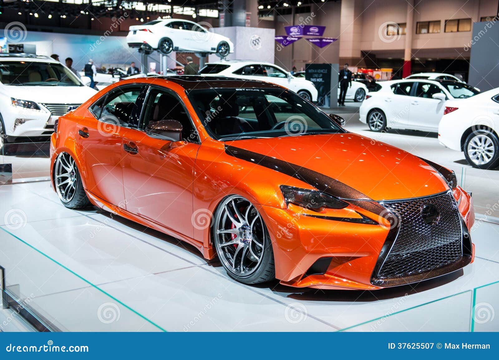 Lexus at the Chicago Auto Show Editorial Photography - Image of auto ...