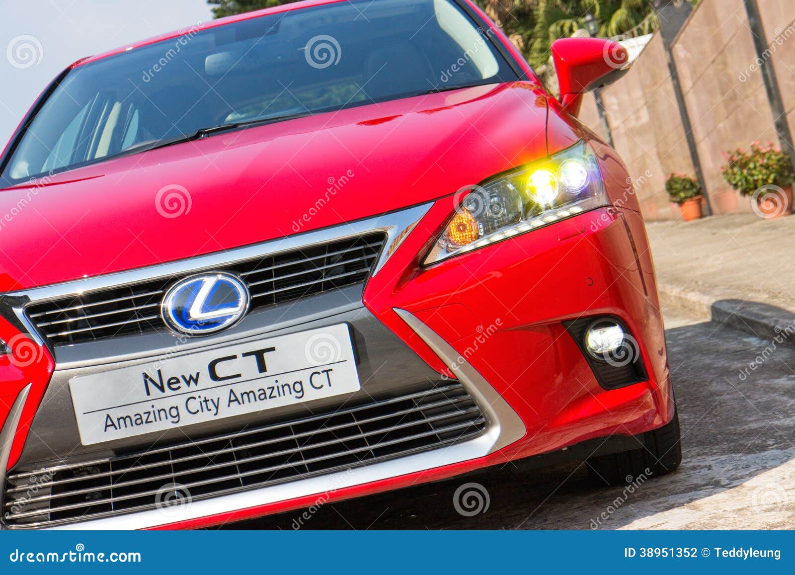 Lexus CT 200h Hybrid Car 2014 Front Angle Look Editorial Photography ...
