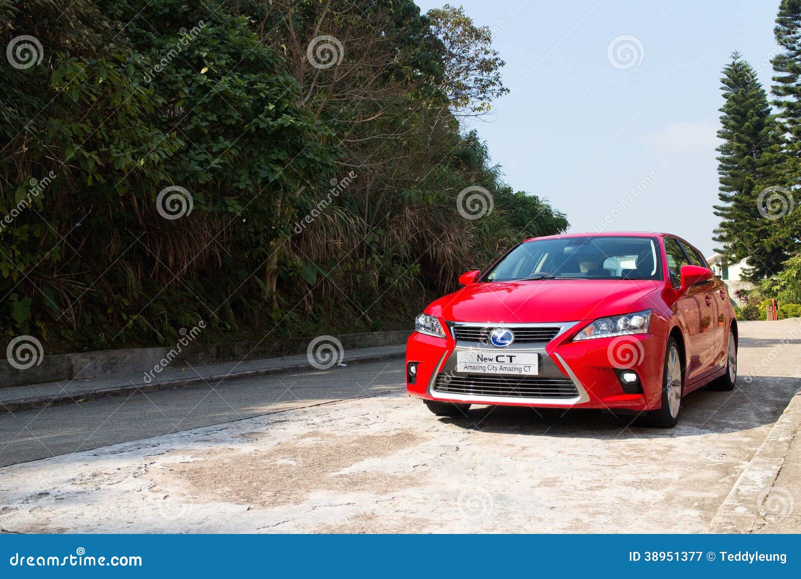 Lexus CT 200h Hybrid Car 2014 Right Side Angle Editorial Photography ...