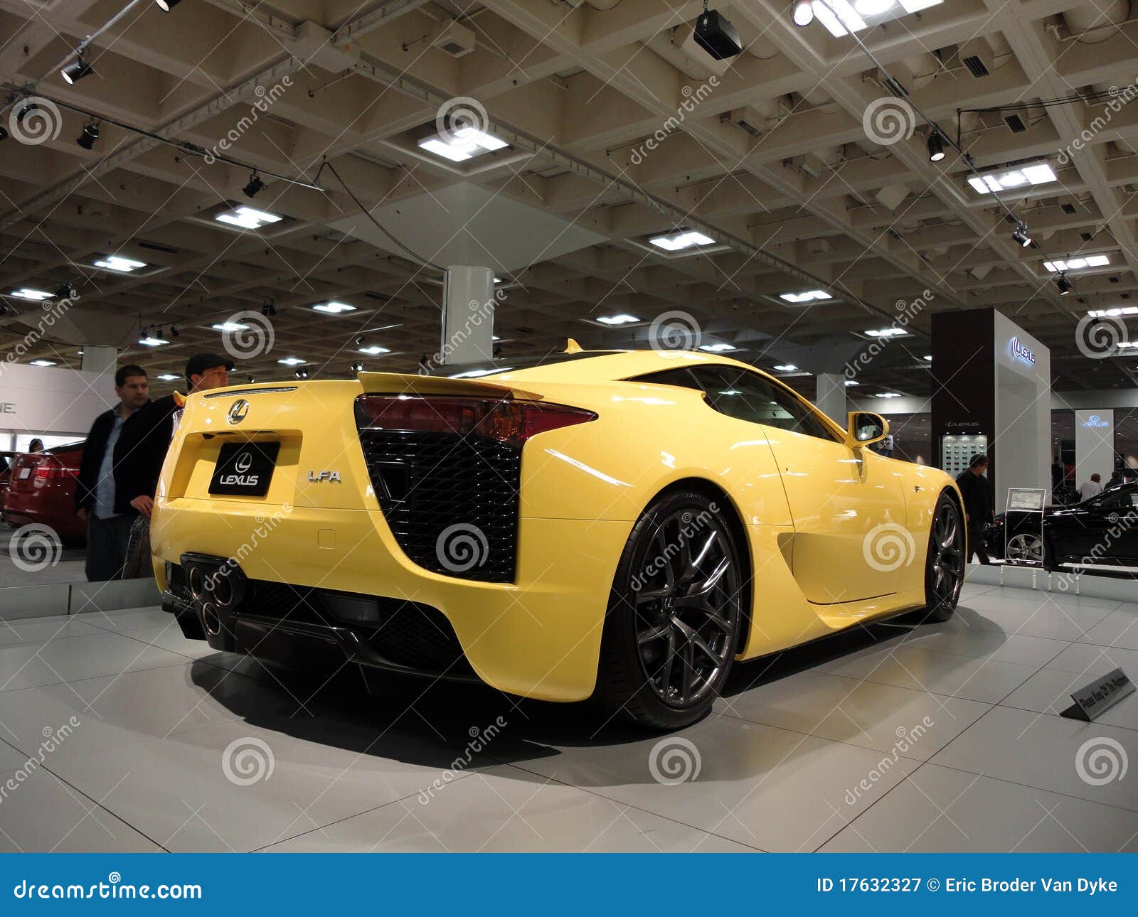 Lexus LFA Speedy Car on Display at Auto Show Editorial Photography ...