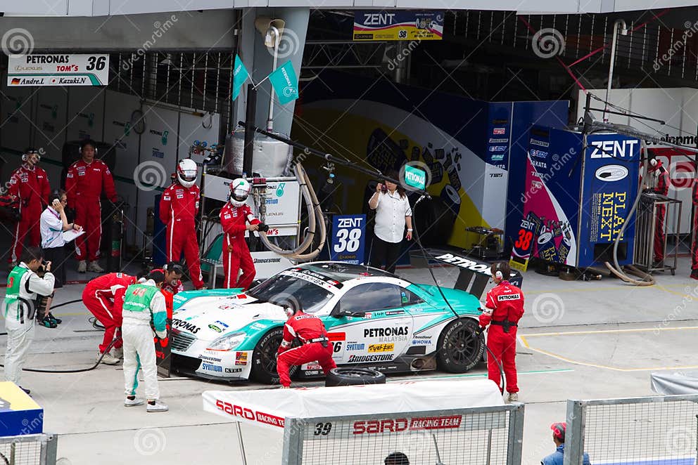 Lexus Team Pits at the SuperGT Race Editorial Photo - Image of qualify ...