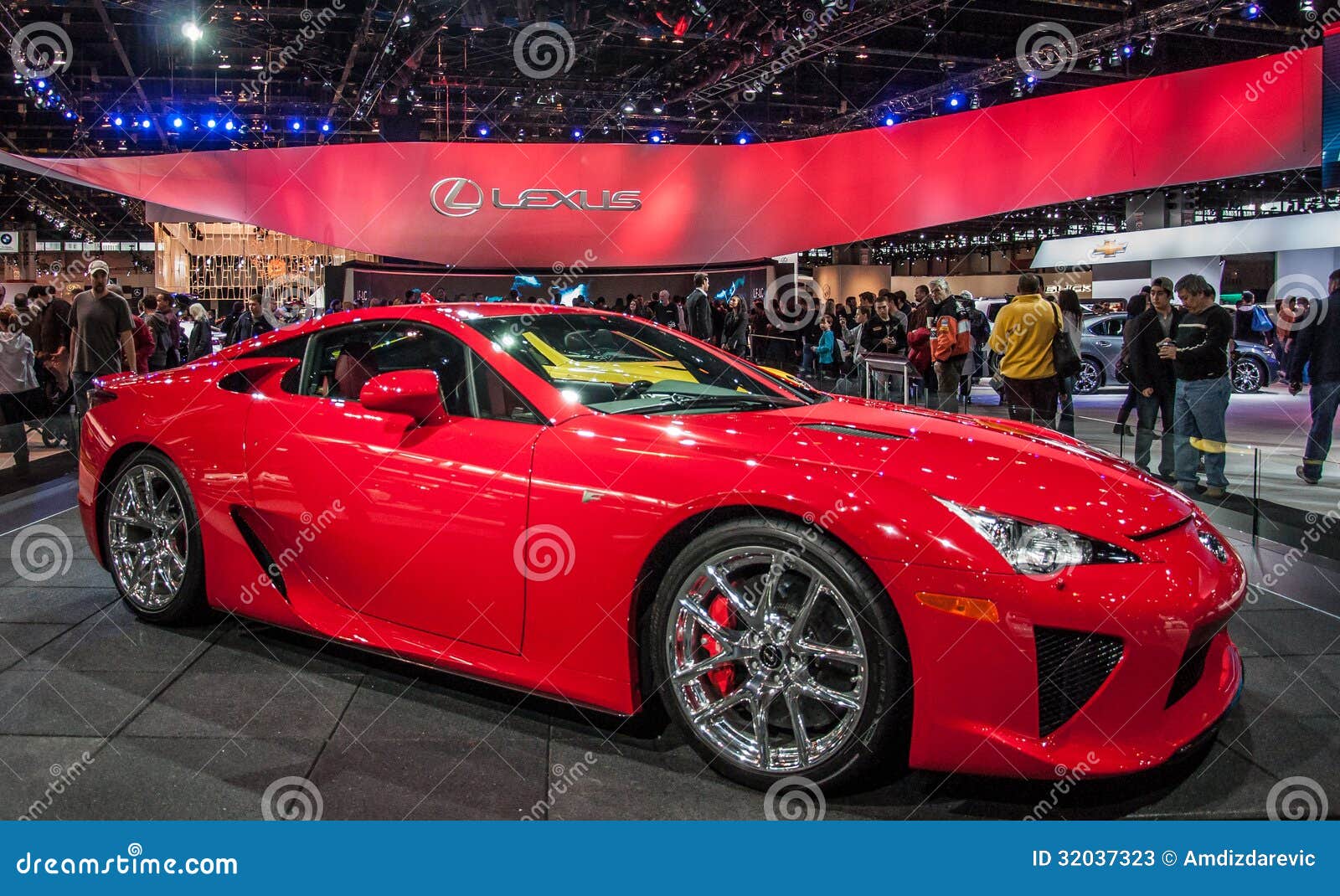 Lexus vermelho LFA foto de stock editorial. Imagem de léxico - 32037323
