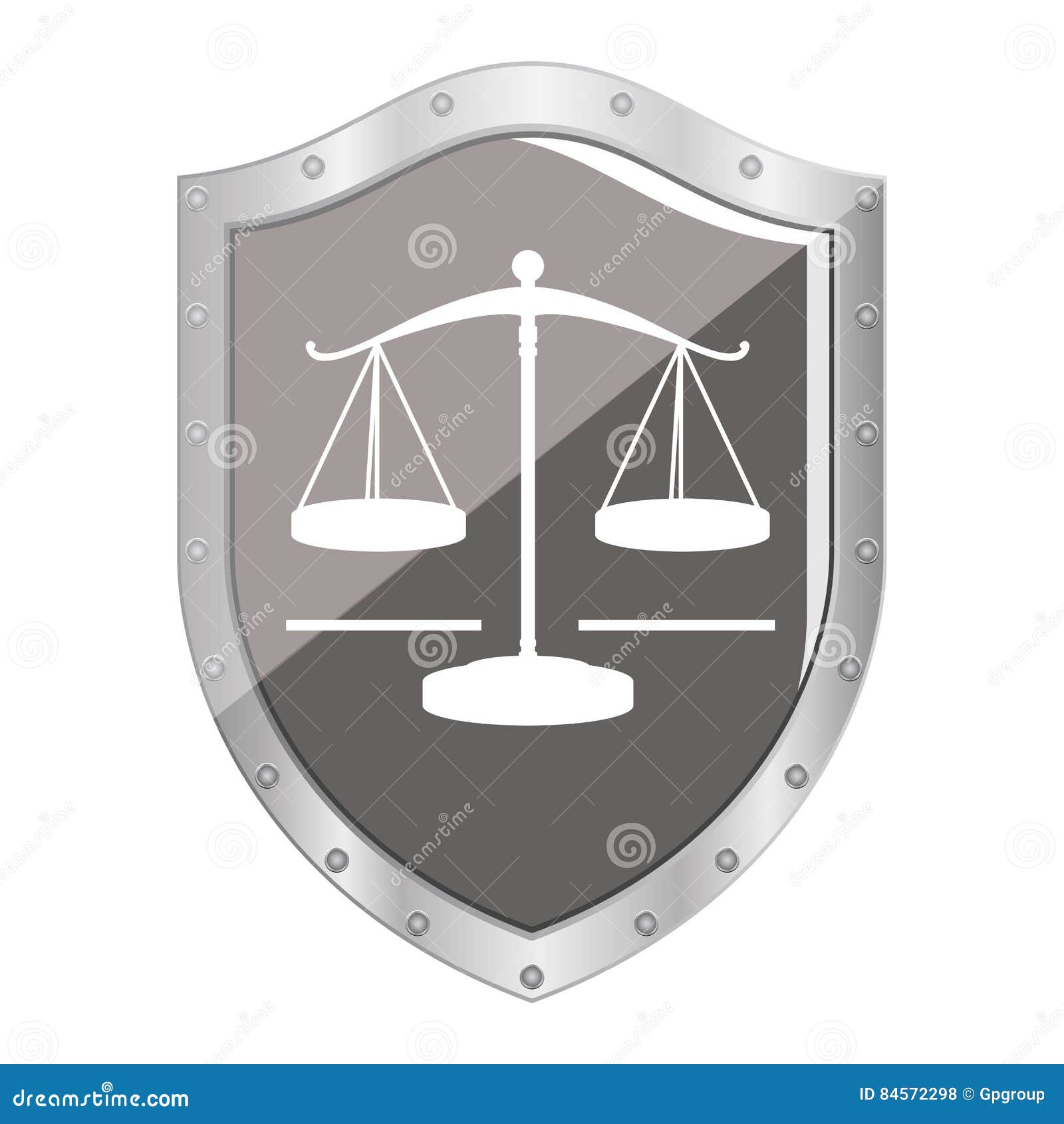 Ley De La Balanza De La Justicia Ilustración del Vector - Ilustración ...