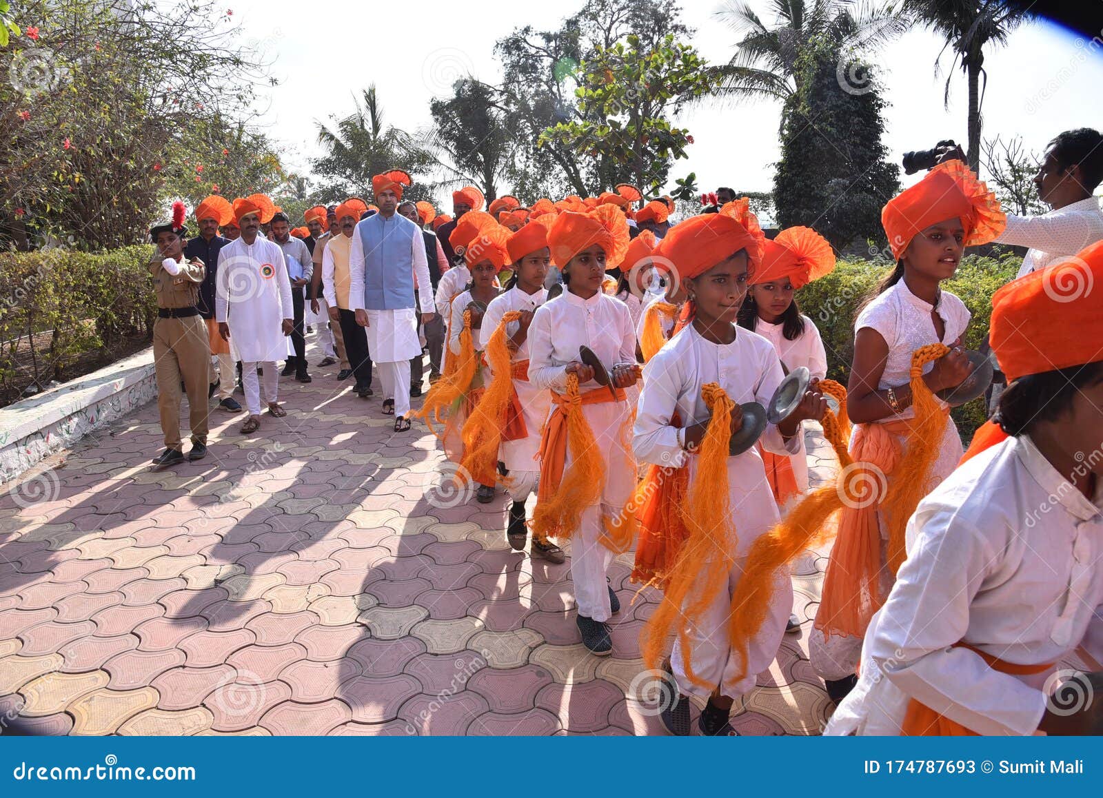 Lezim Play Traditional Maharashtra Editorial Stock Photo - Image of ...