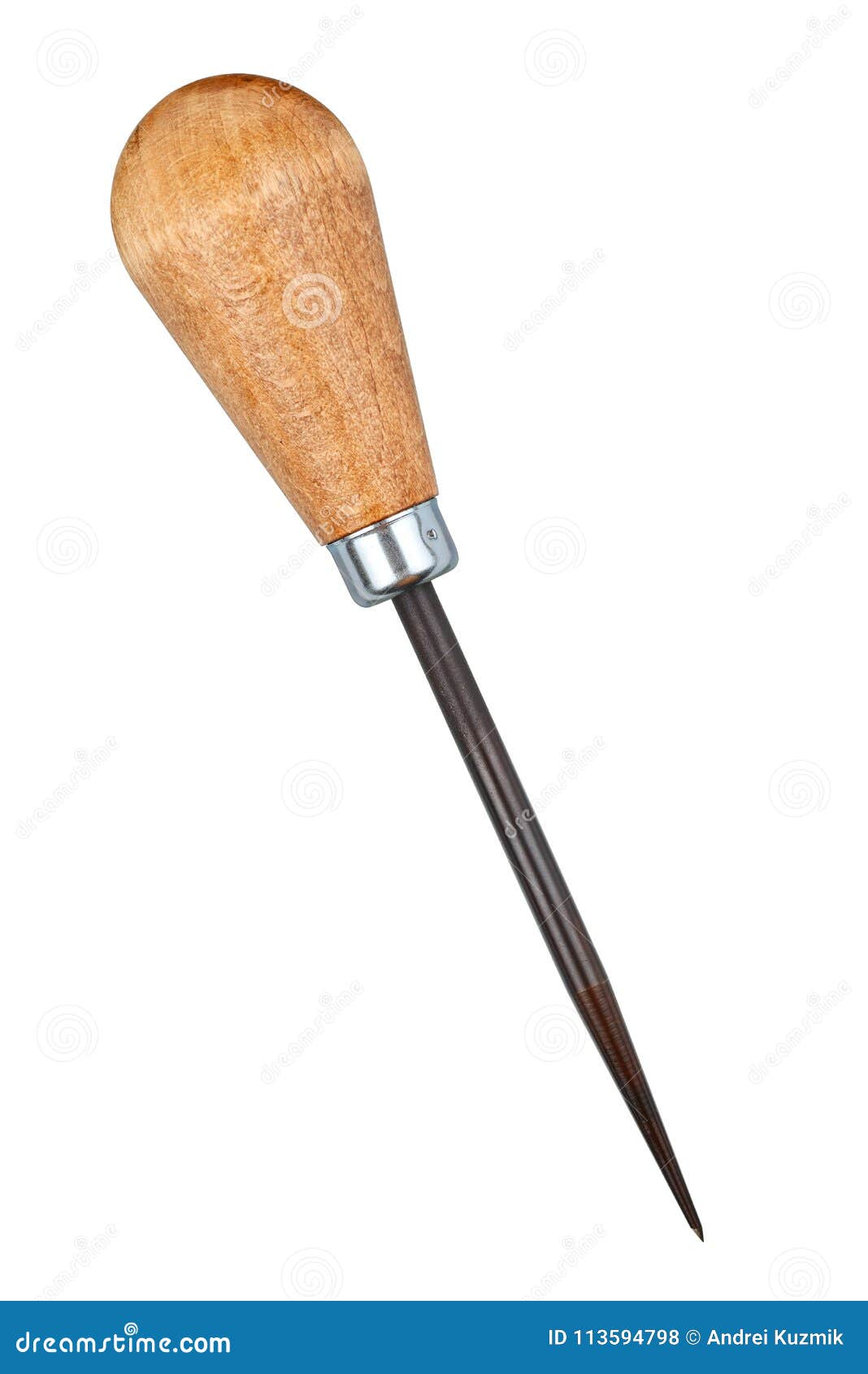 Lezna de madera aislada foto de archivo. Imagen de lezna - 113594798