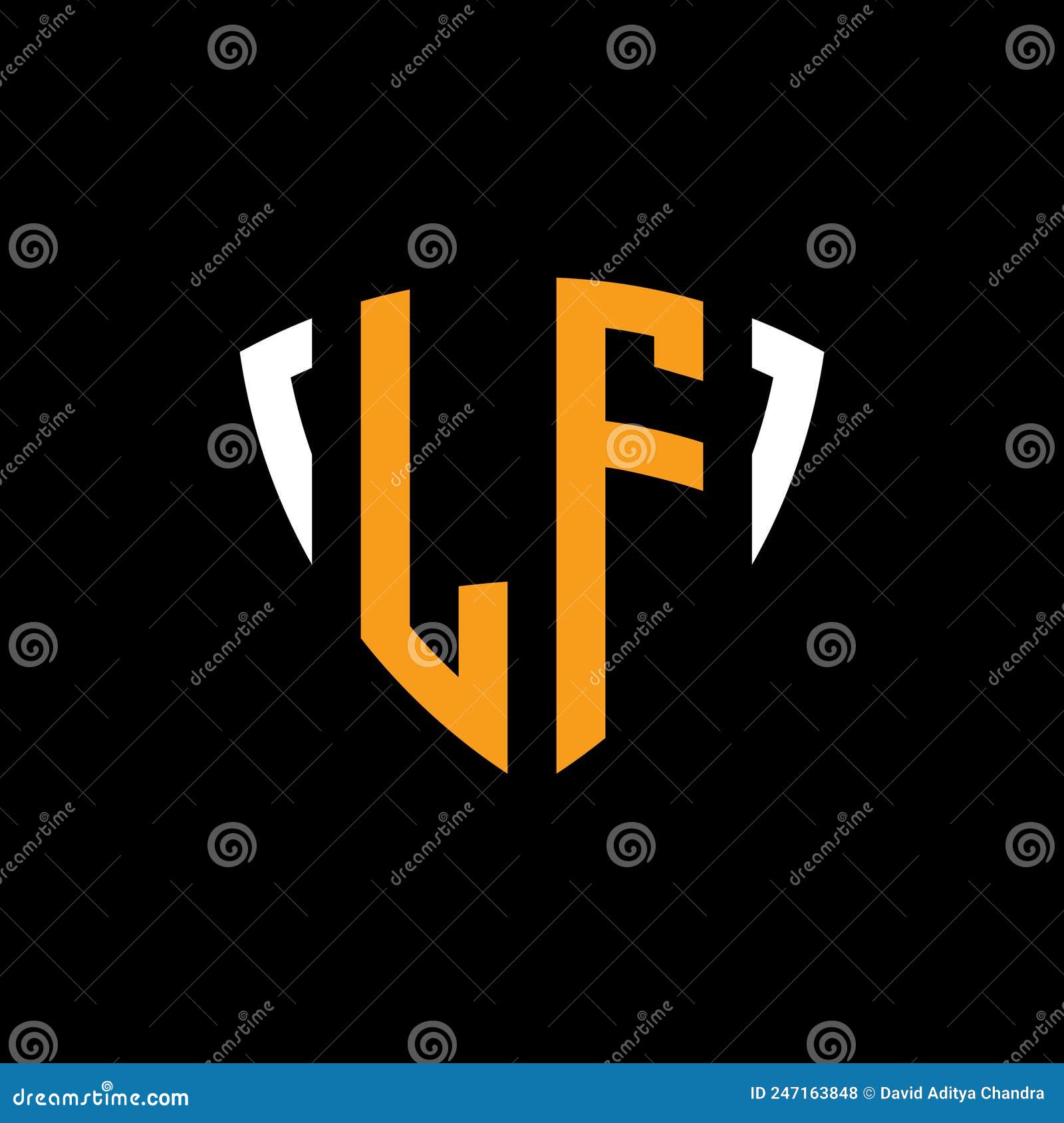 LF Logo Monogram Design Template Stock Vector - Illustration of concept ...