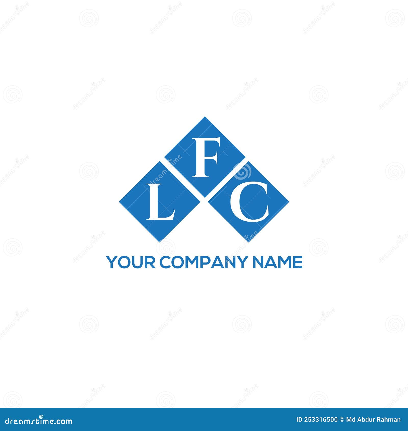 LFC Letter Logo Design on WHITE Background. LFC Creative Initials ...