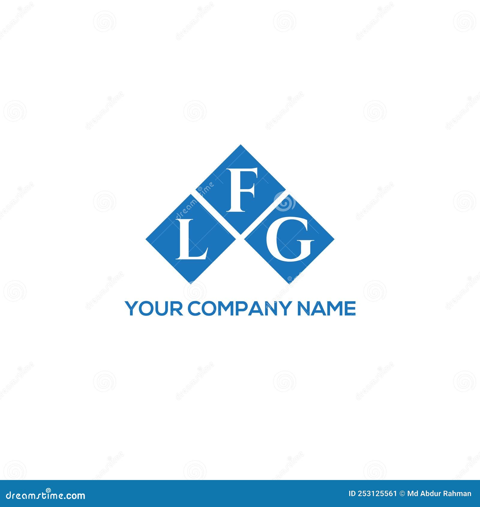 LFG Letter Logo Design on WHITE Background. LFG Creative Initials ...