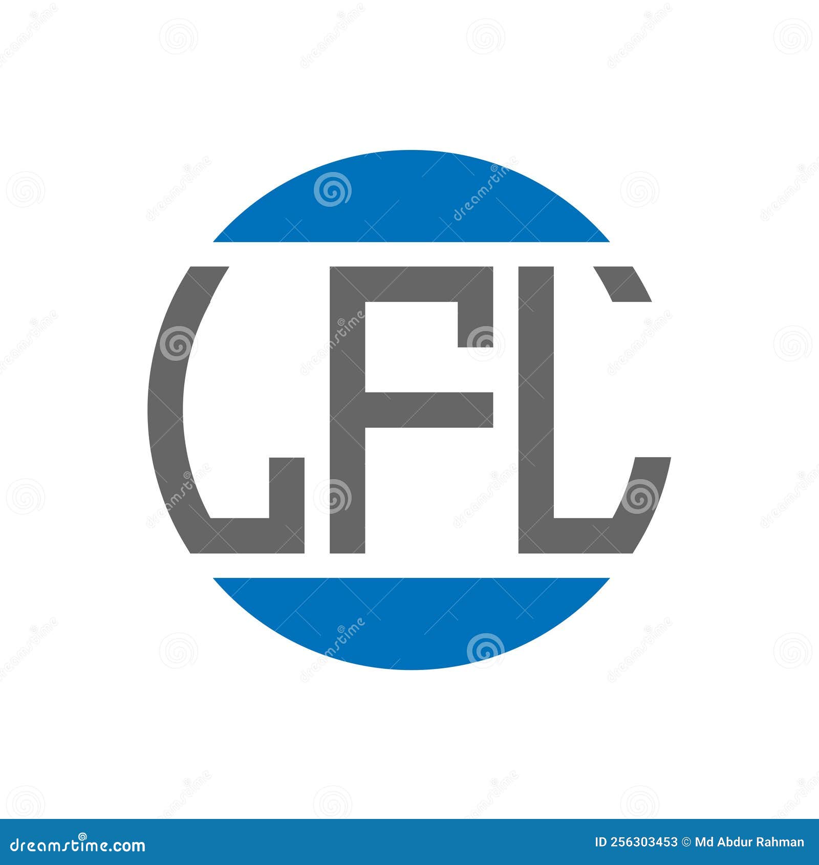 LFL Letter Logo Design on White Background. LFL Creative Initials ...