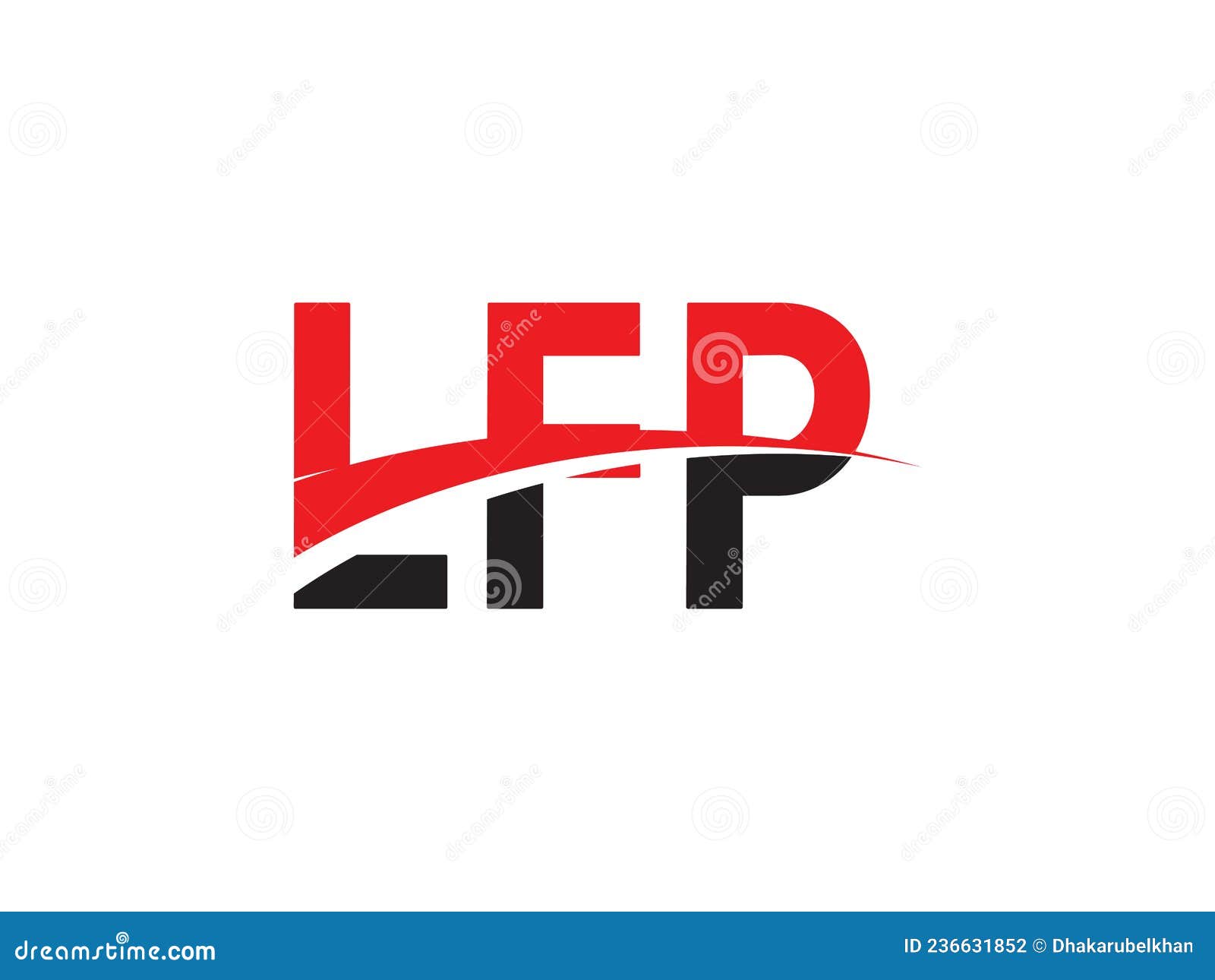 LFP Letter Initial Logo Design Stock Vector - Illustration of icon ...