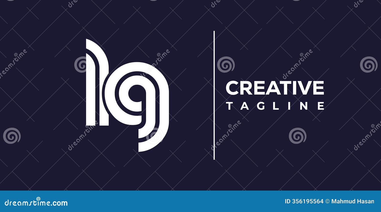 LG abstract logo stock vector. Illustration of element - 356195564