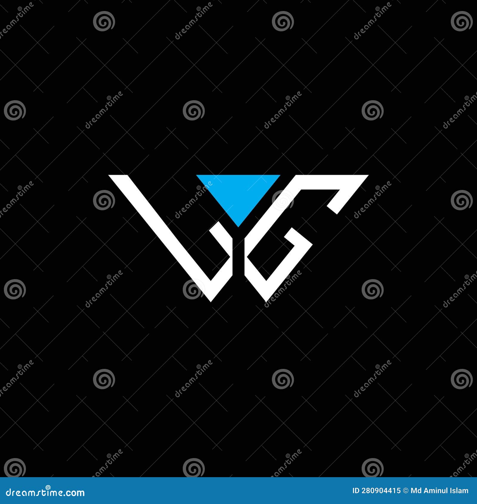 LG Letter Logo Creative Design with Vector Graphic, Simple and Modern ...
