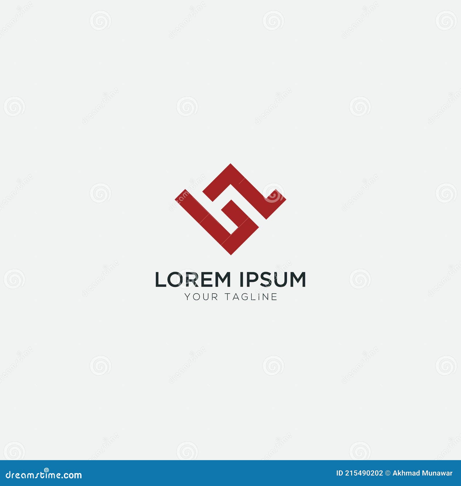 LG Logo Simple Modern Monogram Letter Stock Vector - Illustration of ...