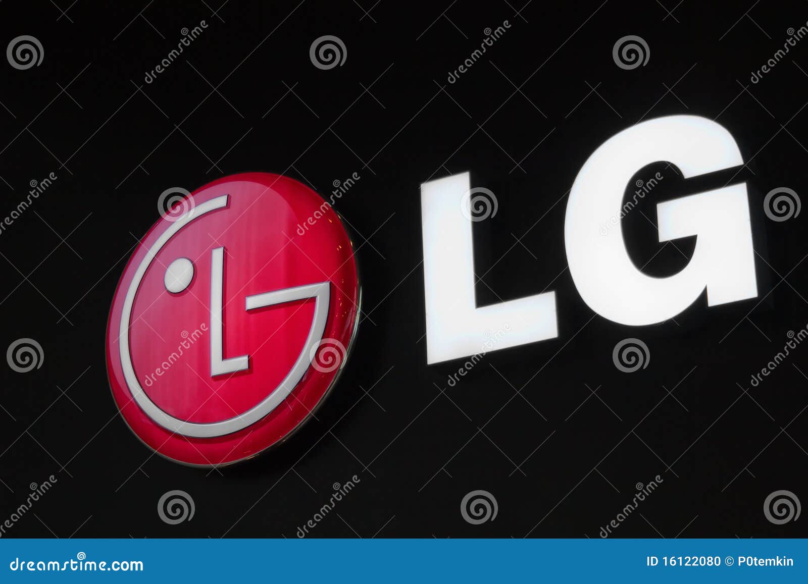 LG Showcase Logo editorial image. Image of ultra, electronics - 16122080