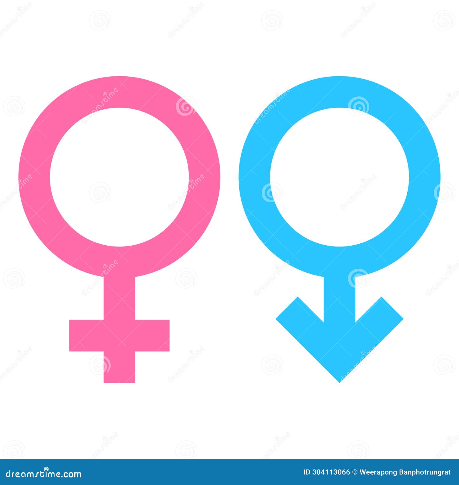 Gender Equality Sign of Humanities, Rainbow Sign of Freedom of Gender ...
