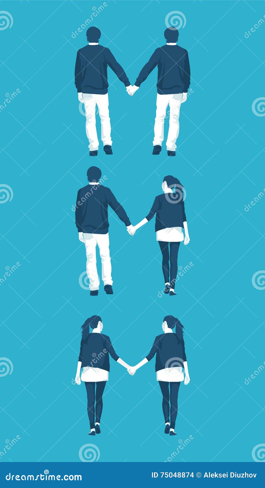 LGBT Community Types Orientations Stock Vector - Illustration of love ...