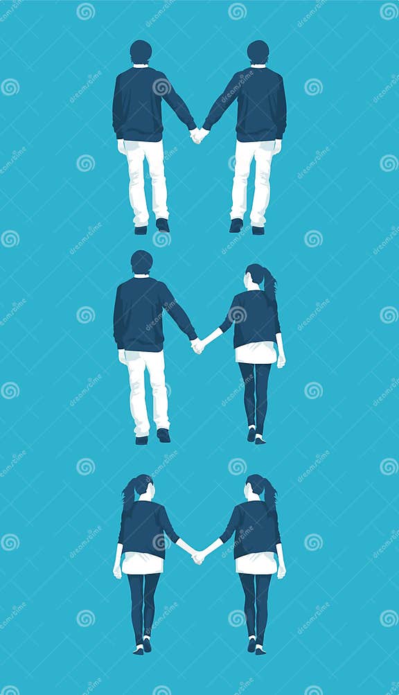 LGBT Community Types Orientations Stock Vector - Illustration of love ...