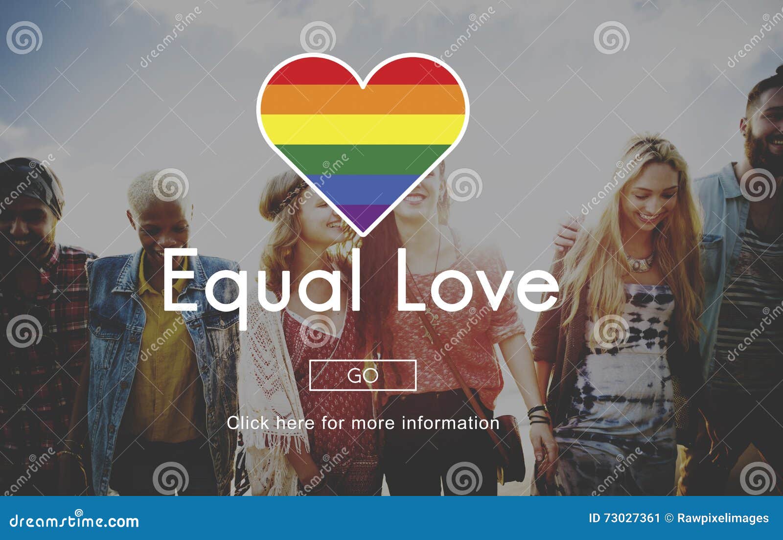 LGBT Equal Rights Rainbow Symbol Concept Stock Image - Image of ...