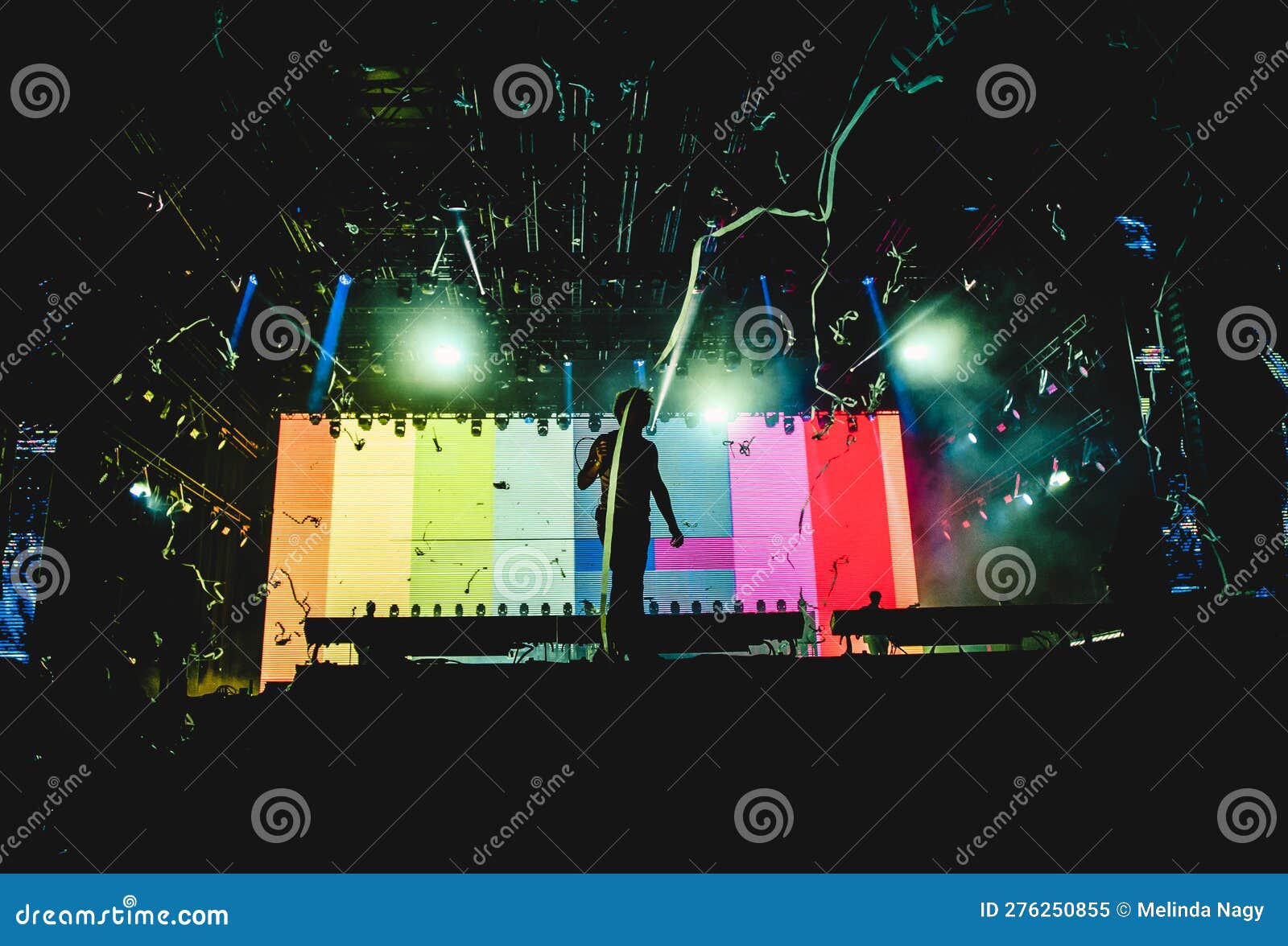 Lgbt Flag on Stage Lgbt Community Rights Stock Image - Image of lgbt ...