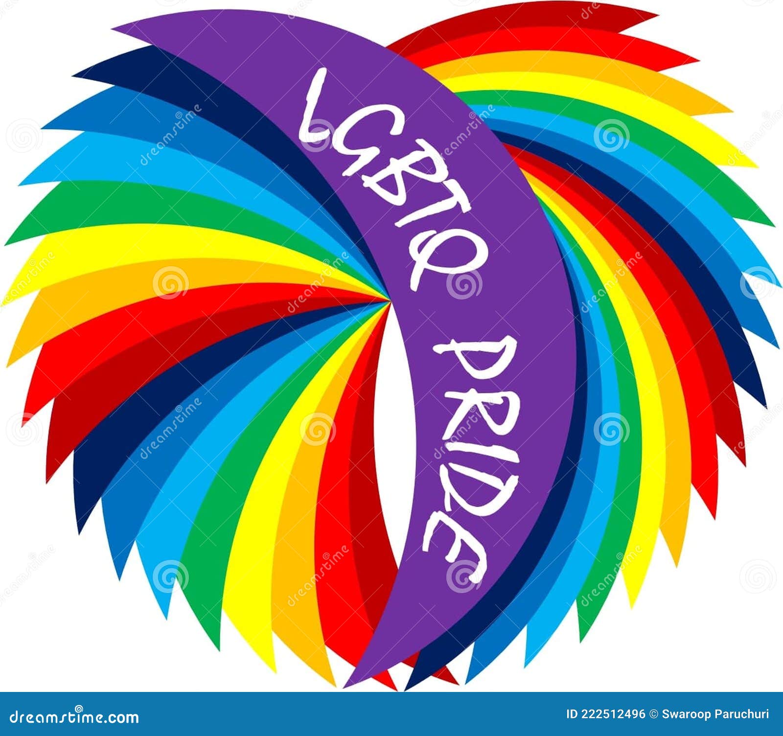 Lgbtq Pride Love Symbol For Pride Month Stock Vector Illustration Of