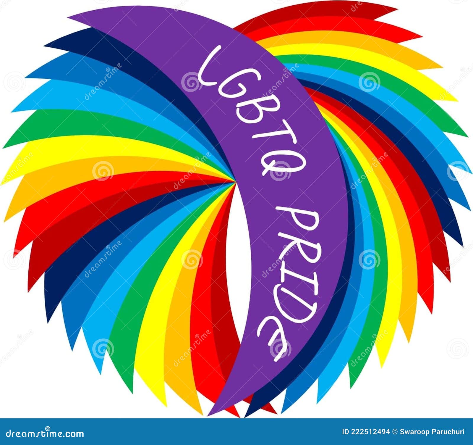 Lgbtq Pride Month Love Symbol Stock Vector Illustration Of Community