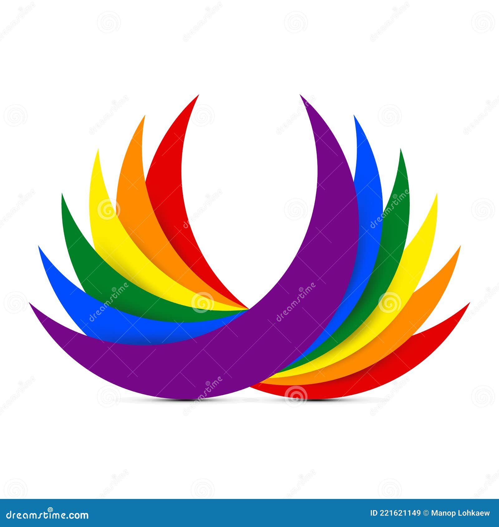 LGBT Icon Rainbow Flag Abstract Background Vector Illustration Stock ...