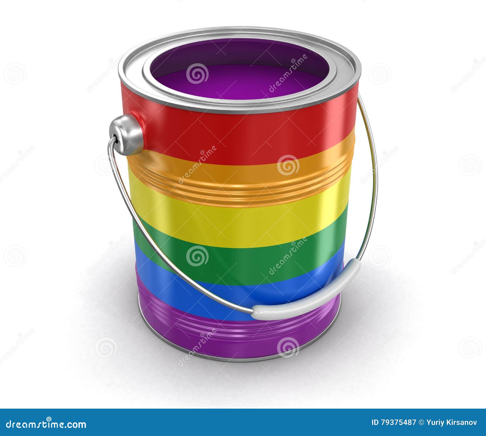 LGBT Paint can stock illustration. Illustration of container - 79375487