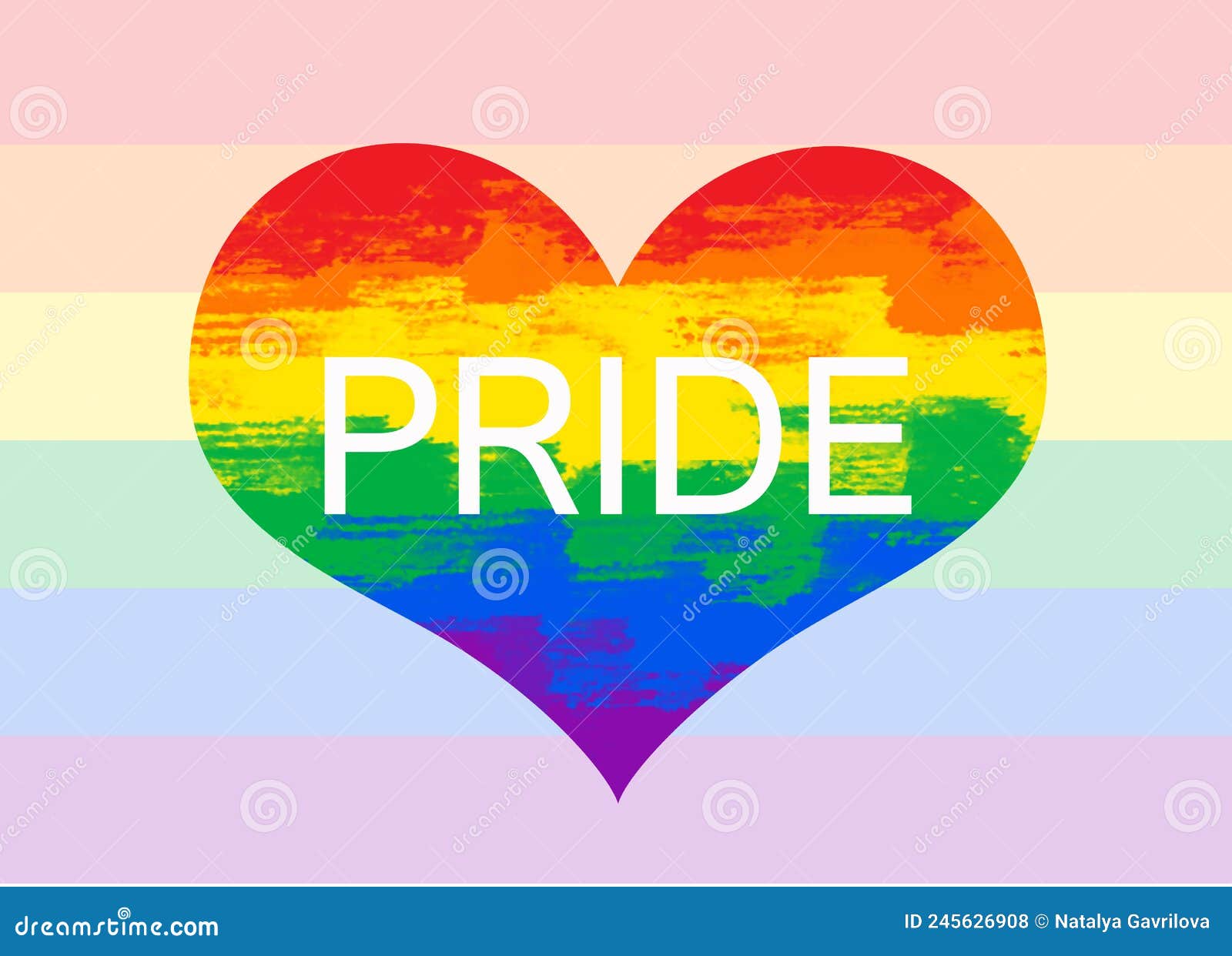 Lgbt Parade Month, Symbol and Lgbt Day Stock Illustration ...