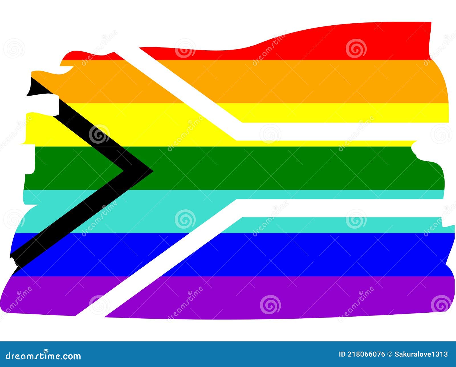 Lgbt Pride Flag Rainbow Flag Background Multicolored Peace Flag