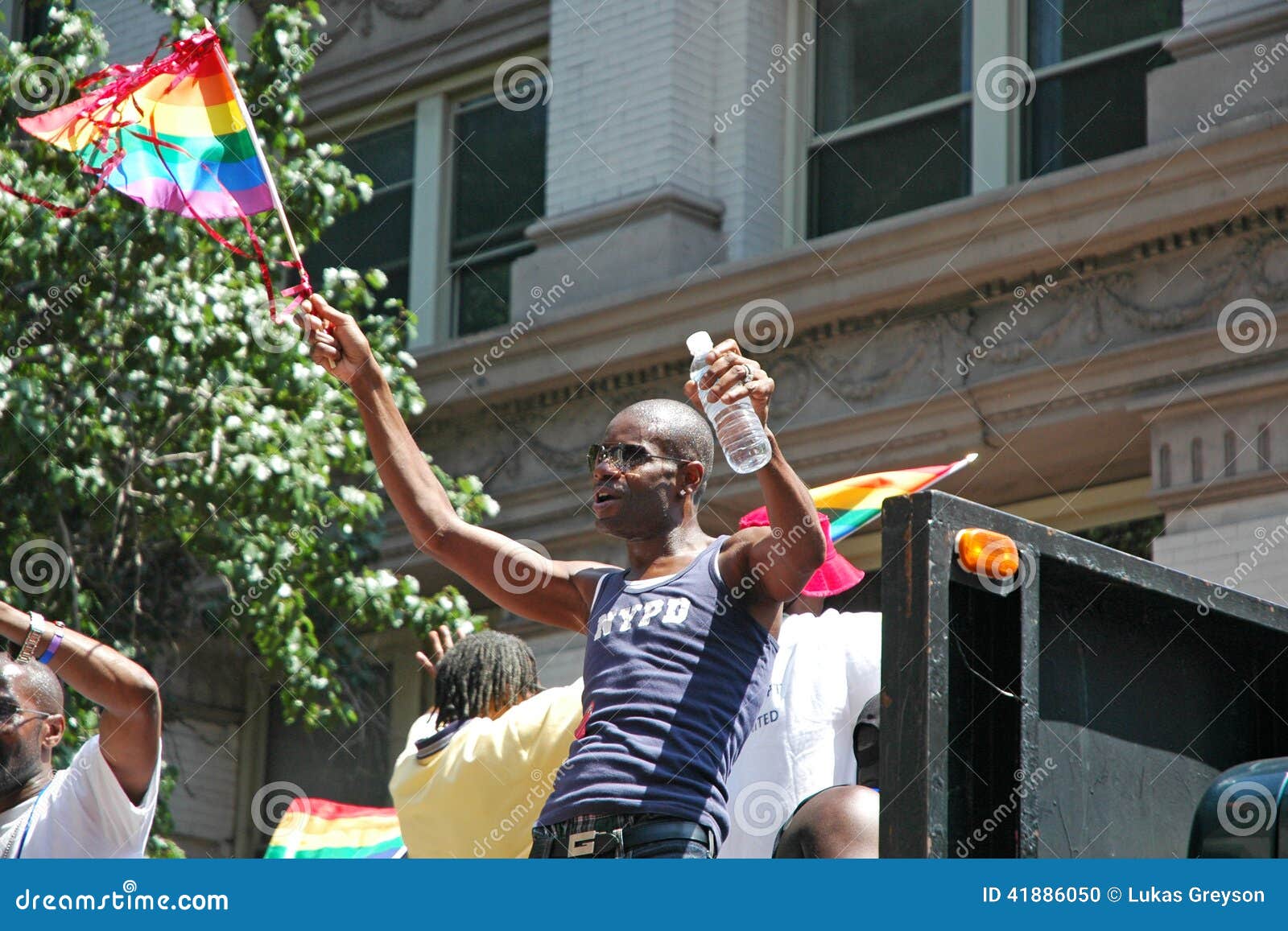 LGBT Pride March Gai à Manhattan Image éditorial - Image du acceptation, fête: 41886050