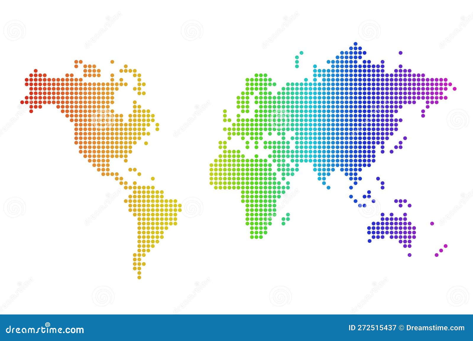 LGBT Rainbow Colors World Map Stock Vector - Illustration of tech ...