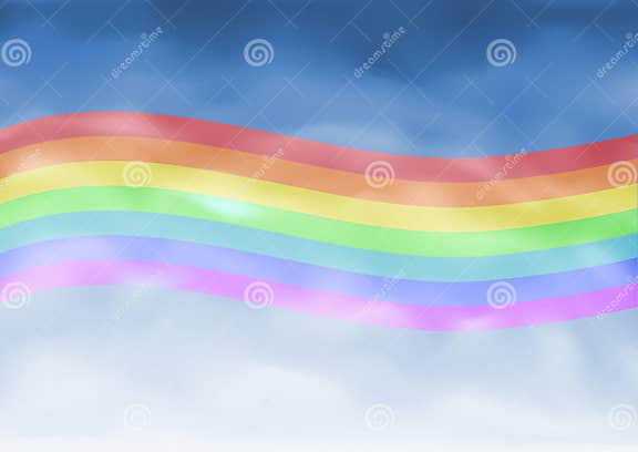 LGBT rainbow flag stock vector. Illustration of graphics - 9354355