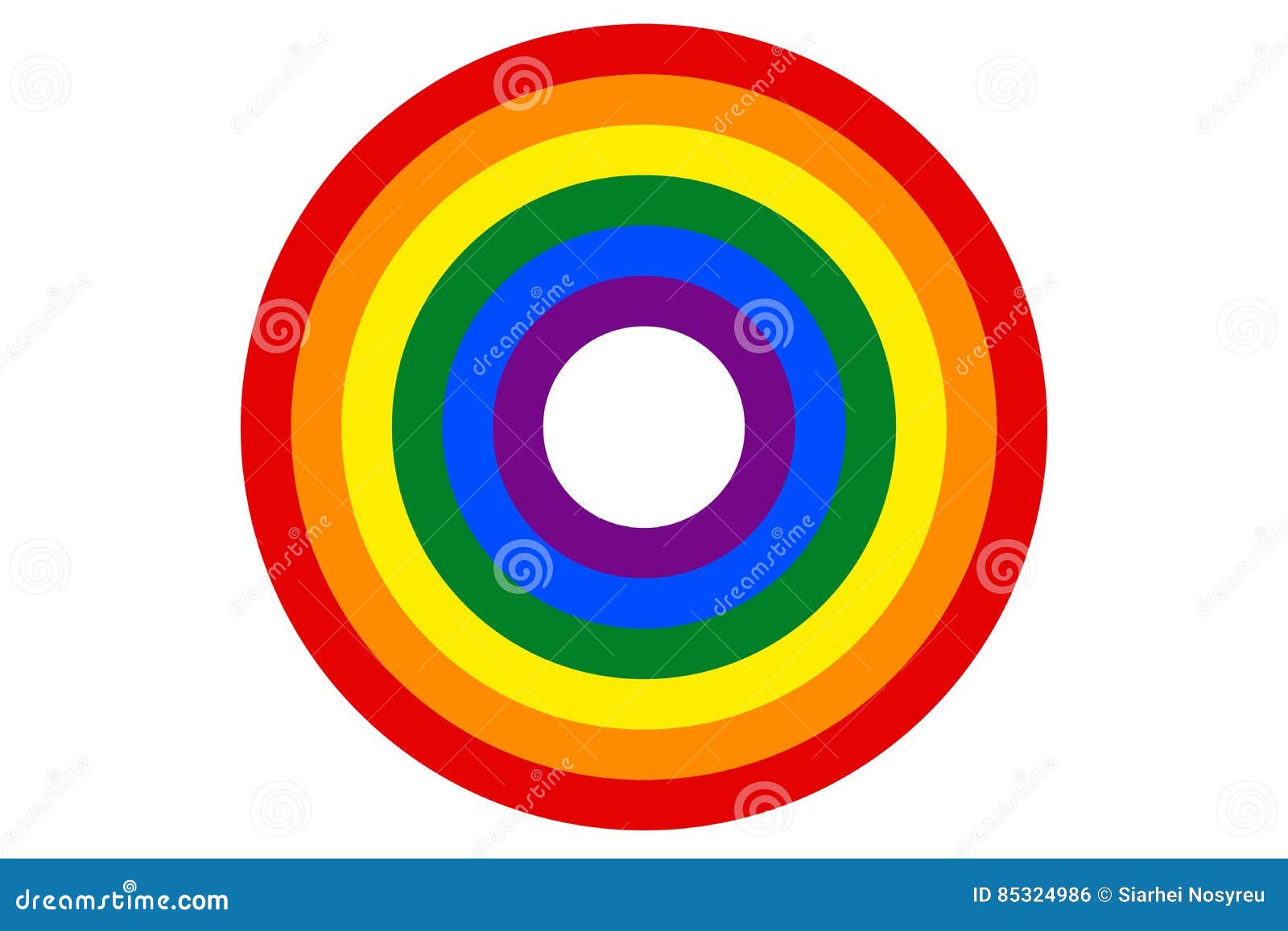Rainbow Target Stock Photography | CartoonDealer.com #13675790