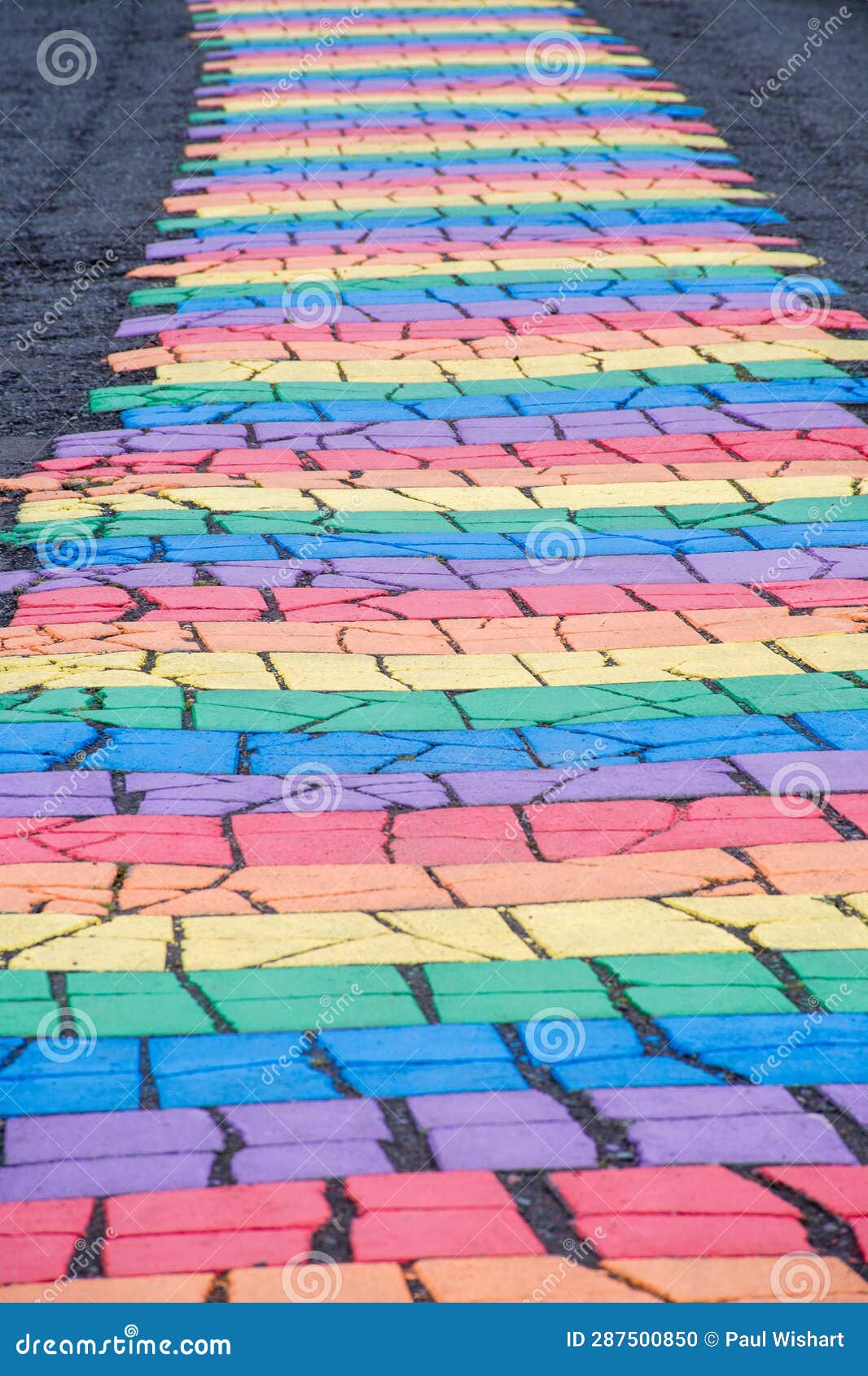 LGBT rainbow path stock photo. Image of symbol, freedom - 287500850