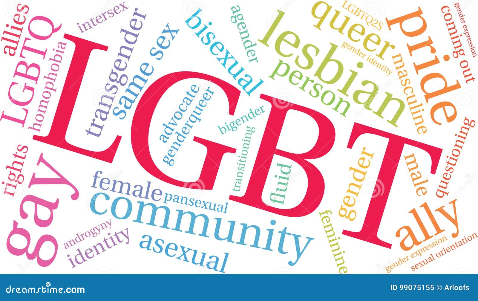 LGBT Word 3d Vintage Typography Wavy Rainbow Royalty-Free Stock Photo ...