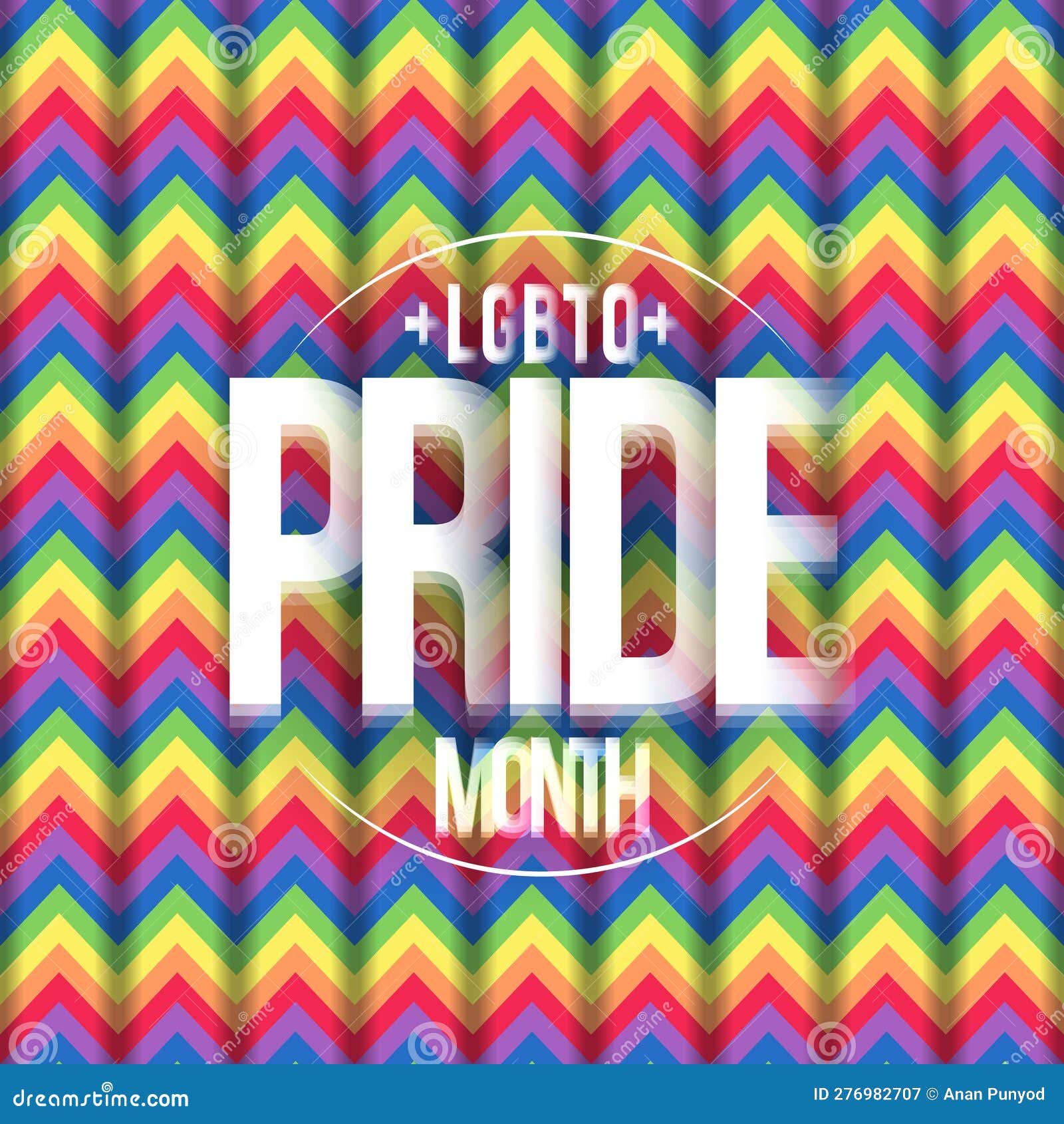 LGBTQ Plus Acronym On Colorful Rainbow Background Royalty-Free Stock ...