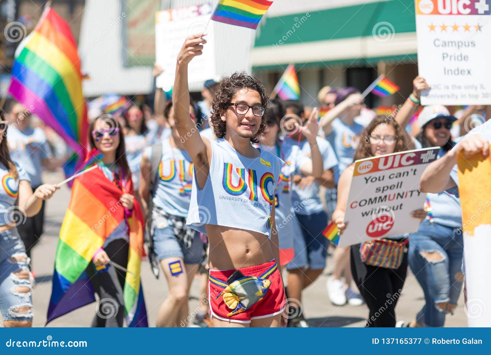LGBTQ Pride Parade 2018 fotografía editorial. Imagen de bisexualidad ...