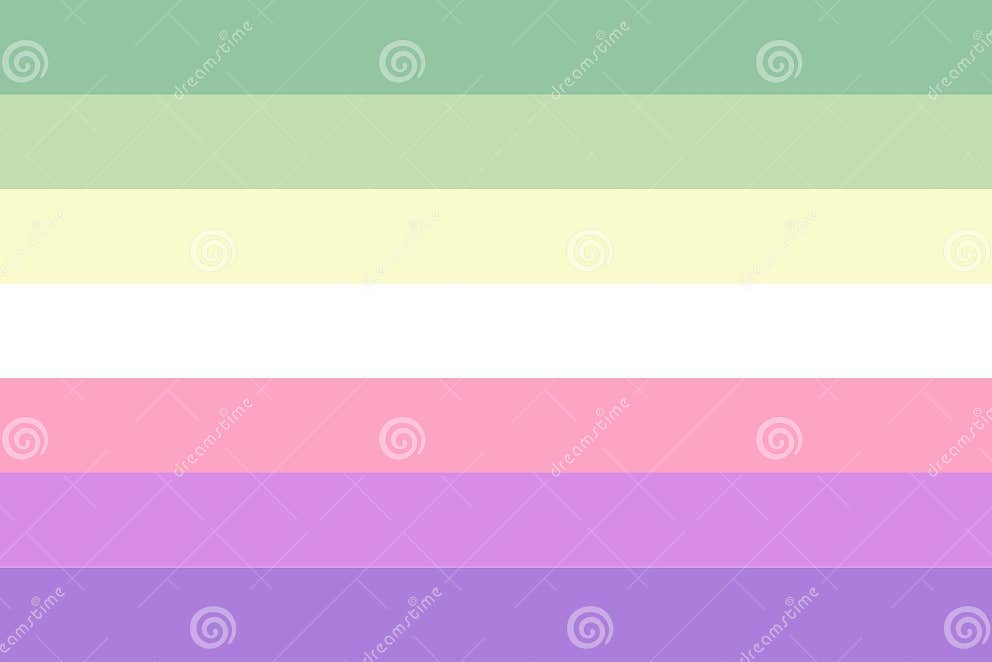 Lgbtq Rights Pride Flag Of Genderfae Flag Vector Stock Vector