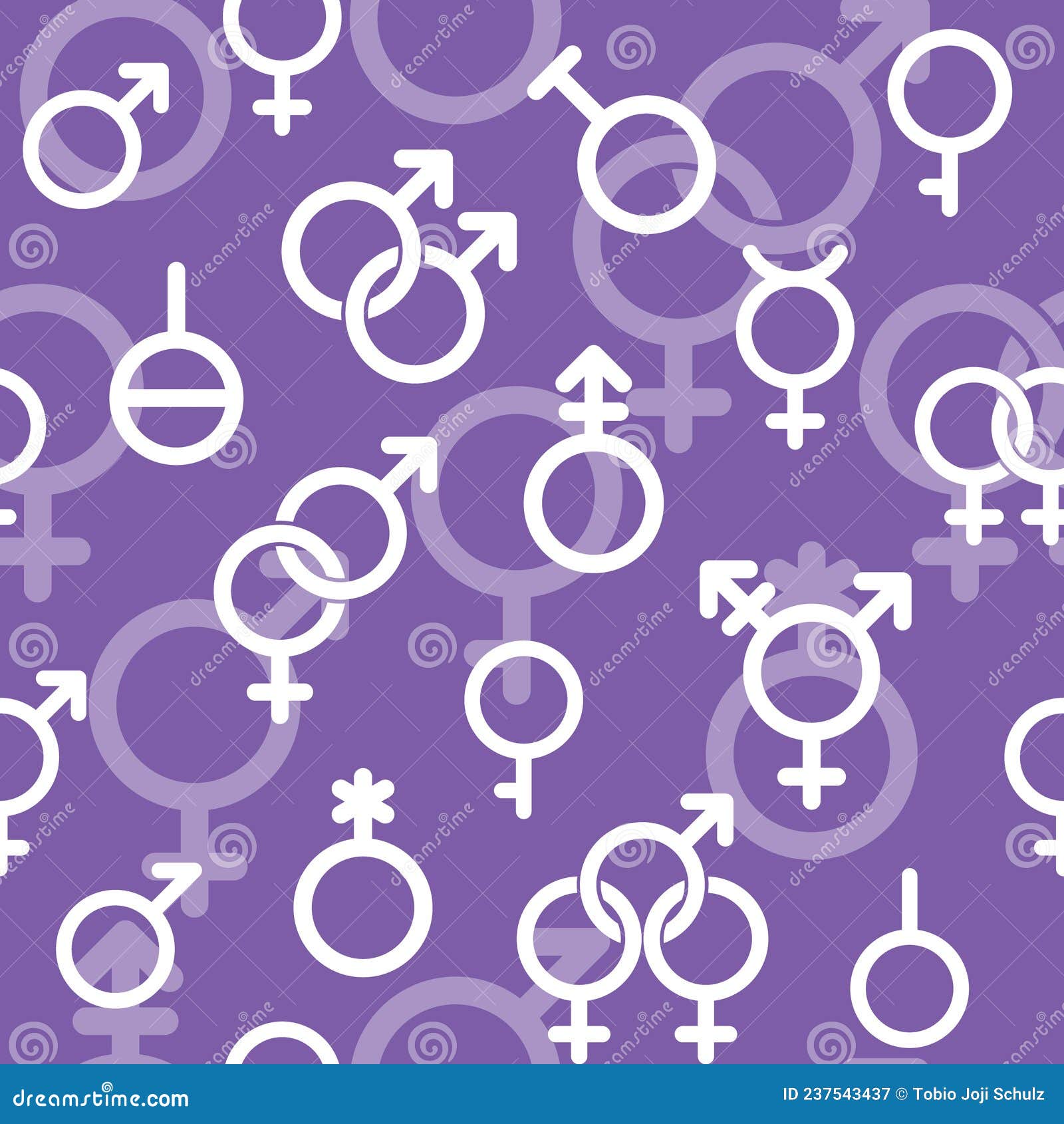 Seamless LGBTQ Symbols Pattern Stock Vector - Illustration of pattern ...