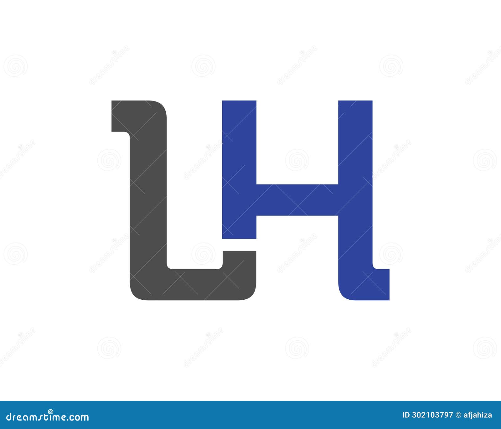 LH Logo Icon Initial Template Stock Vector - Illustration of concept ...