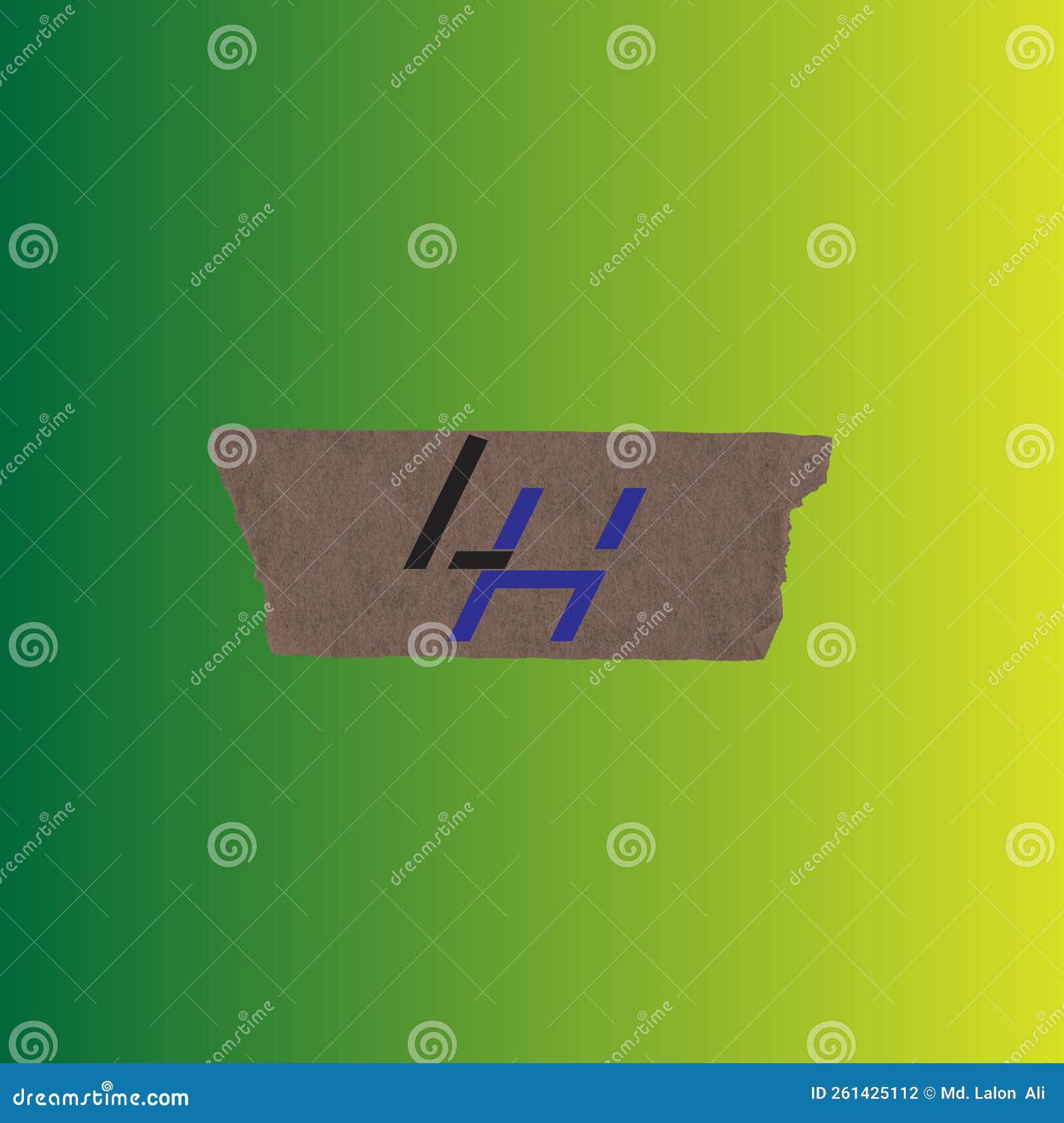 LH Text Logo Design stock vector. Illustration of brand - 261425112