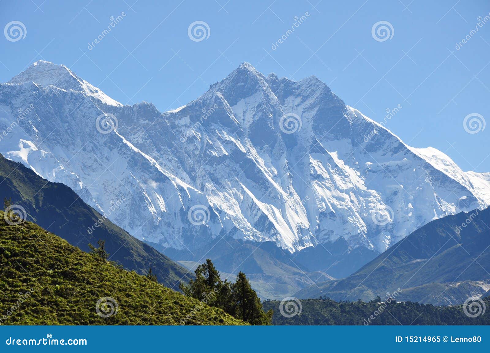 Lhotse stock image. Image of mountain, climbing, pursuits - 15214965