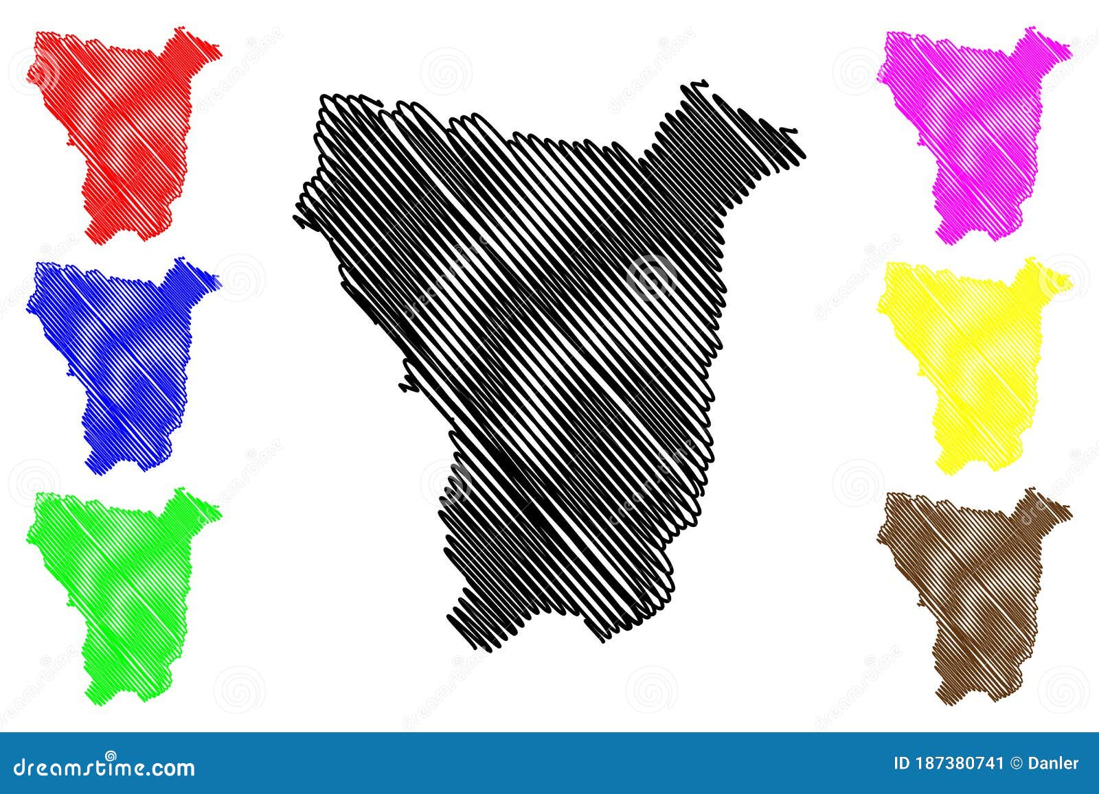 Lhuntse District Districts of Bhutan, Kingdom of Bhutan Map Vector ...
